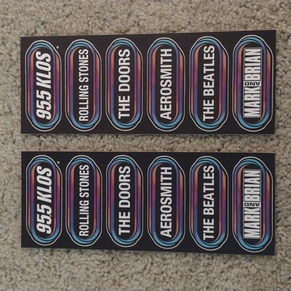 KLOS 95.5 | Other | Klos 955 Radio Station Stickers Hard To Get These ...